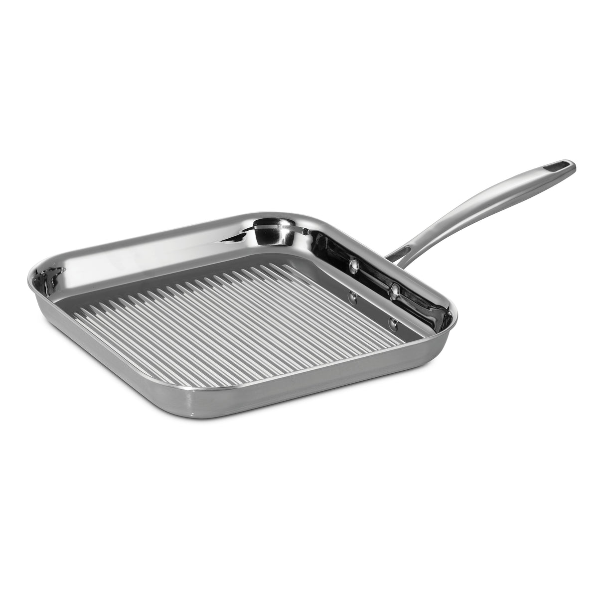 11 Inch Tri-Ply Clad Stainless Steel Square Grill Pan – Tramontina B2B USA